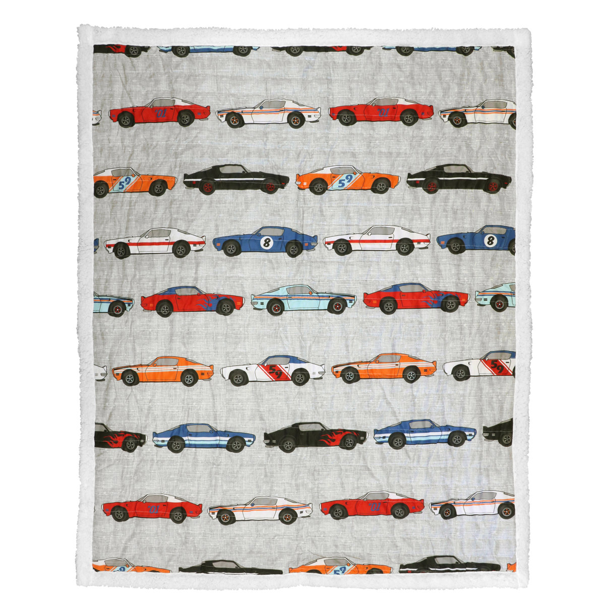 Lush Decor Race Cars Throw & Reviews | Wayfair