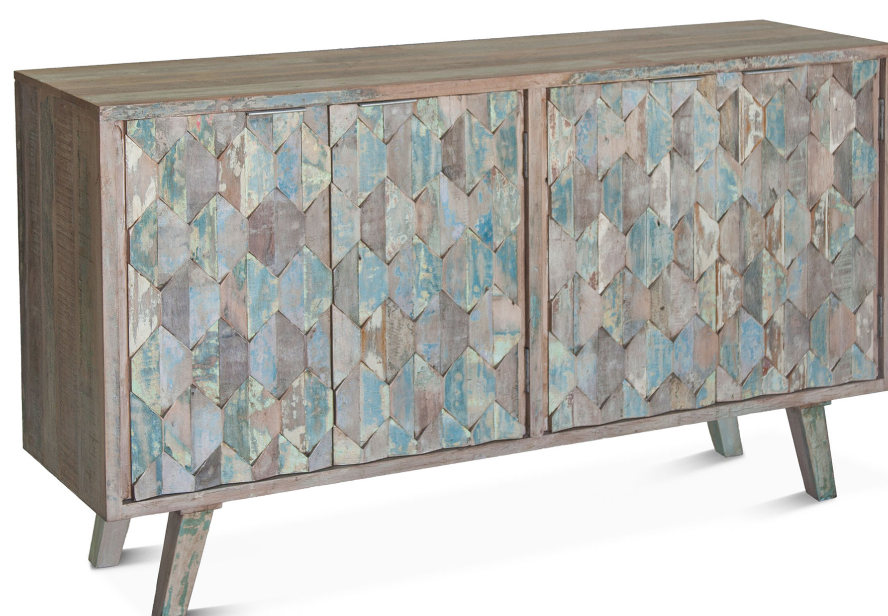 Rosecliff Heights Fleta Reclaimed Teak Buffet Table & Reviews | Wayfair