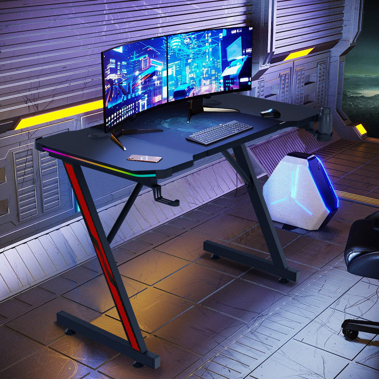 Inbox Zero Hadlow Rectangular Computer Desk | Wayfair.co.uk