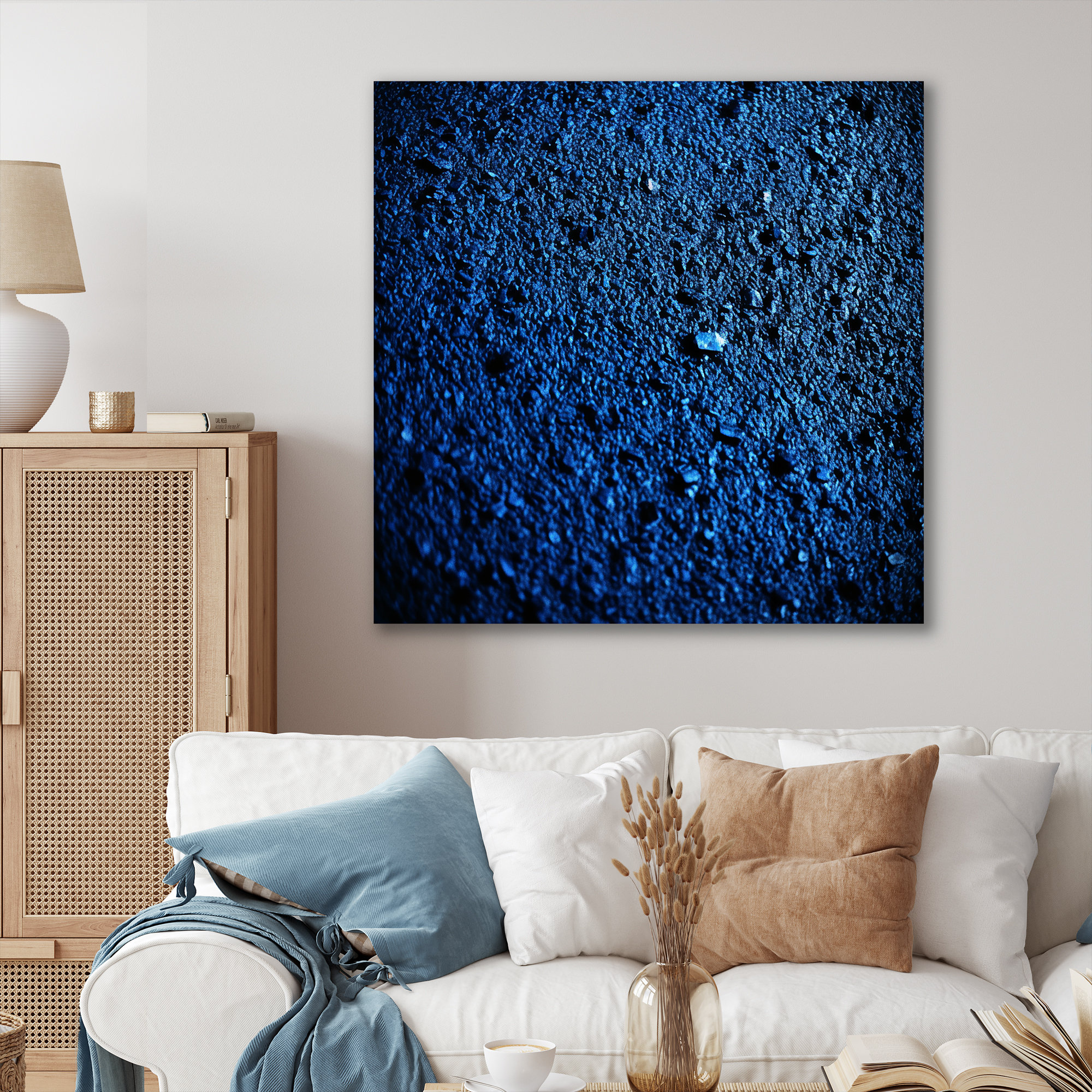 Wrought Studio™ Abstract Euphoria Deep Blue Happiness - Abstract ...