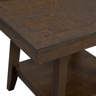 Winston Porter Poling Square Counter Table with Lazy Susan in Brown ...