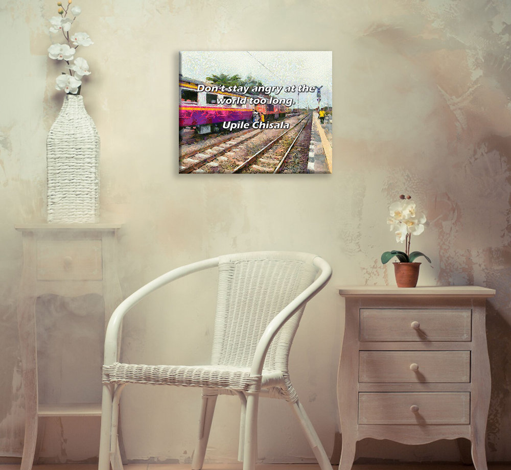 Astoria Grand Artsy Quote "Don’t stay angry at the world too long." By ...