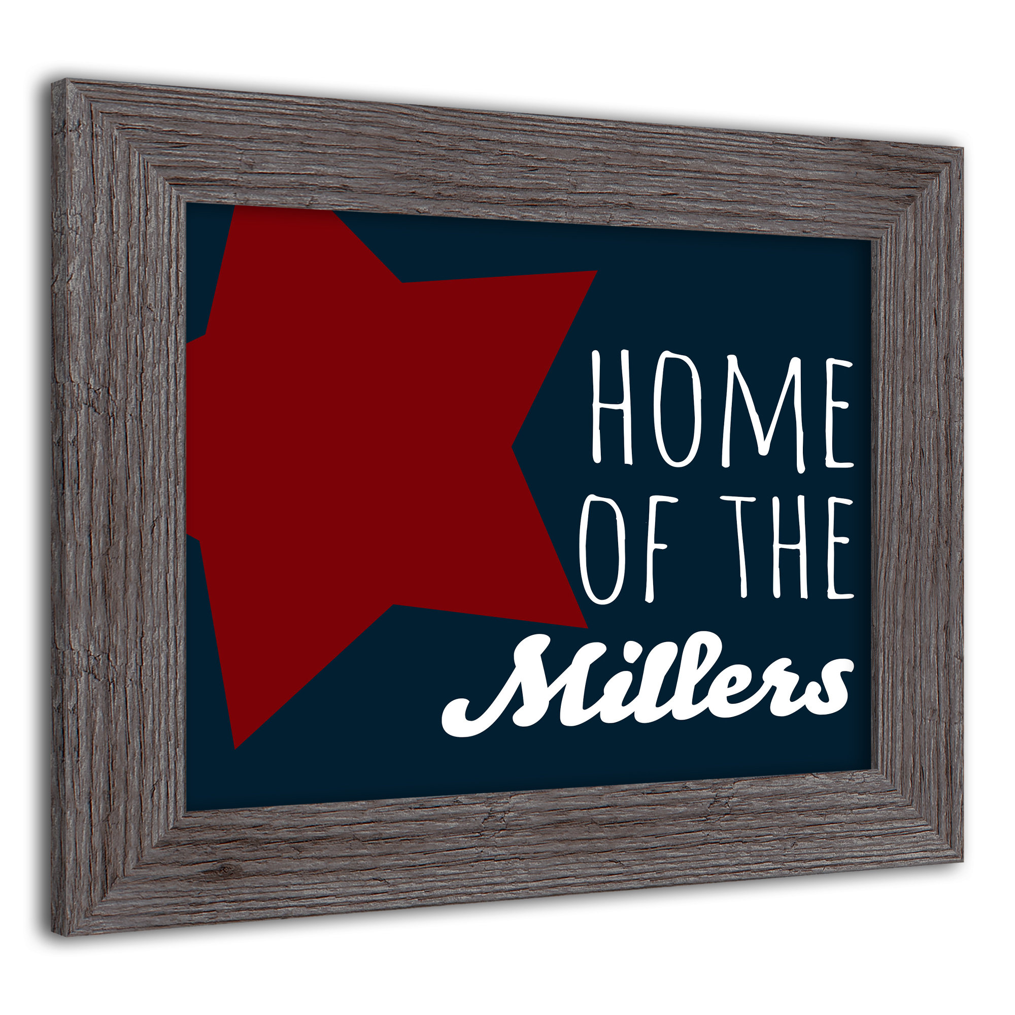 The Holiday Aisle® Red Star Home Framed Print - Wayfair Canada