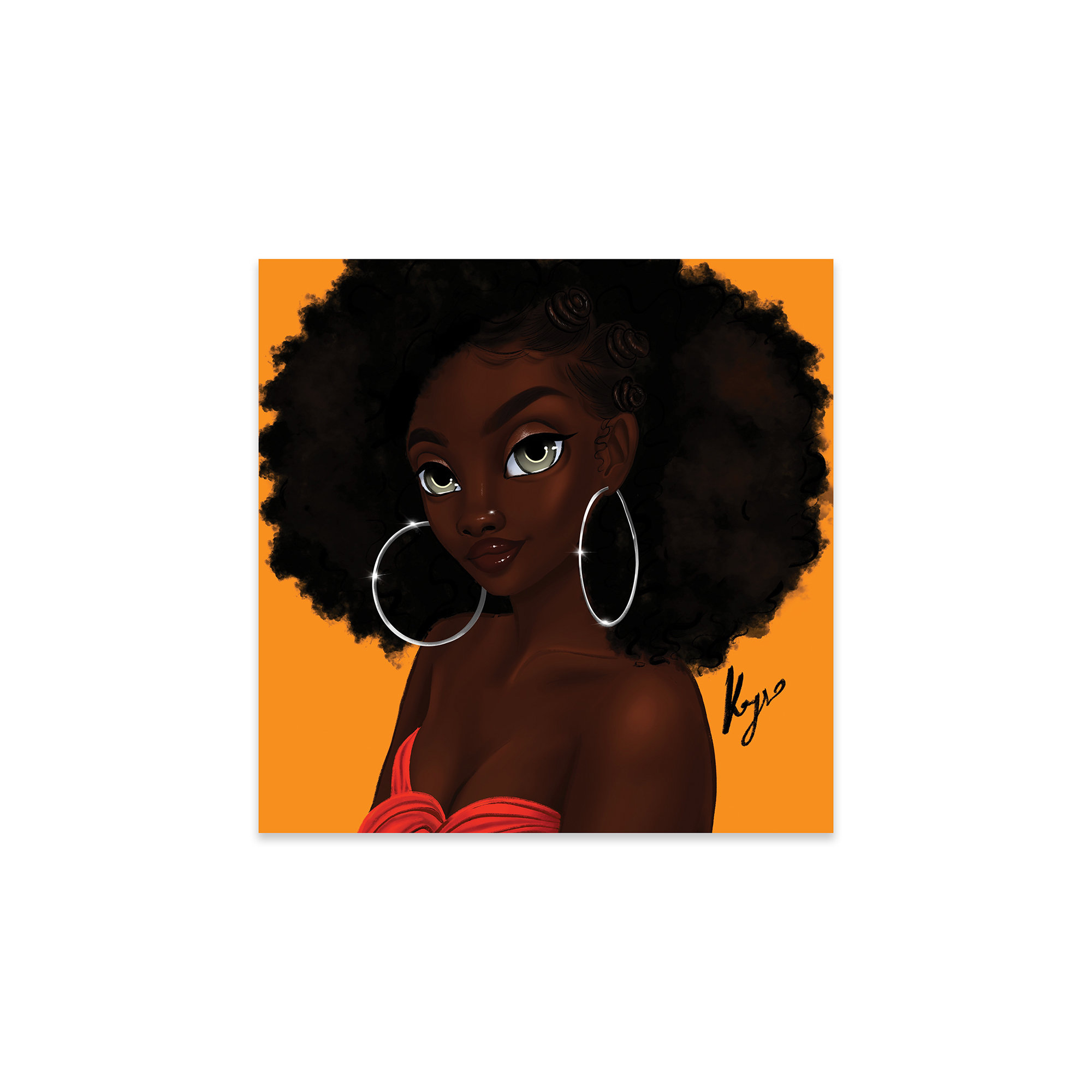 Mercer41 Nubian by Princess Karibo - No Frame Painting | Wayfair