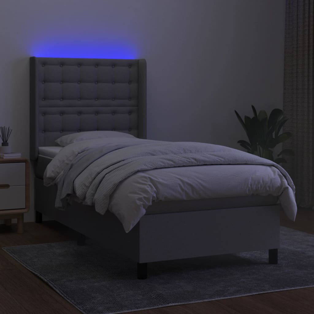 Metro Lane Boxspring Bed Keyandra with Topper | Wayfair.co.uk