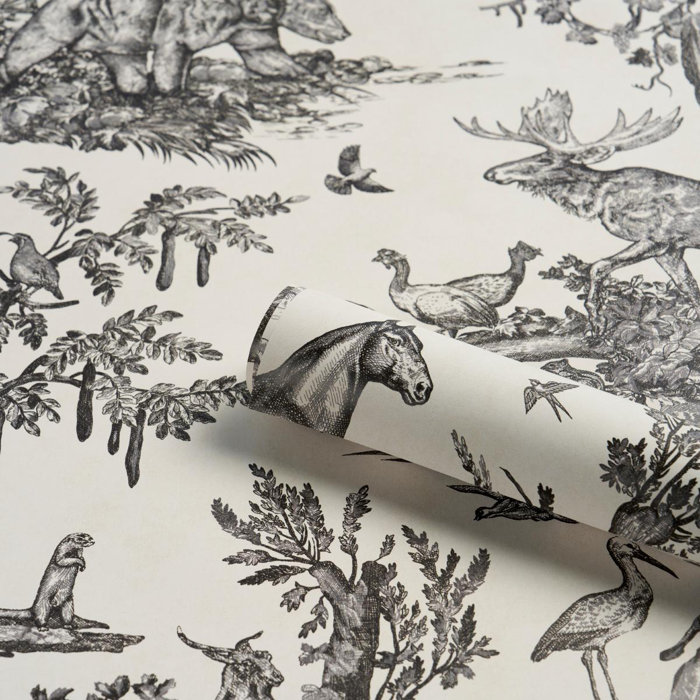 Schumacher Western Toile Wallpaper | Wayfair