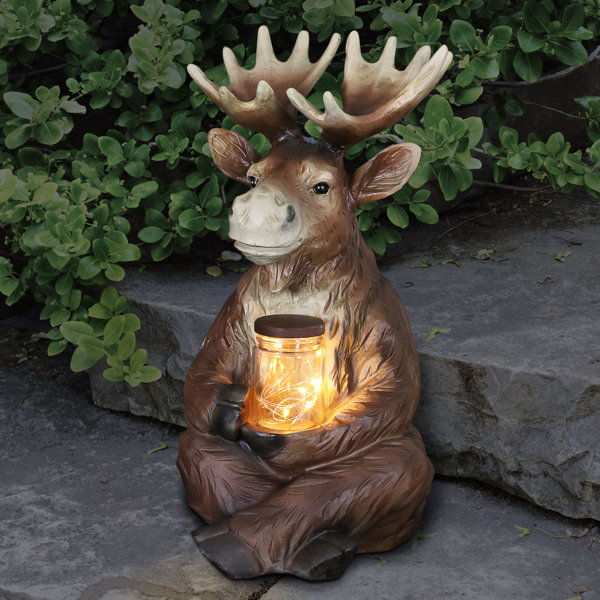 Exhart Daisy Solar Moose Statue & Reviews - Wayfair Canada