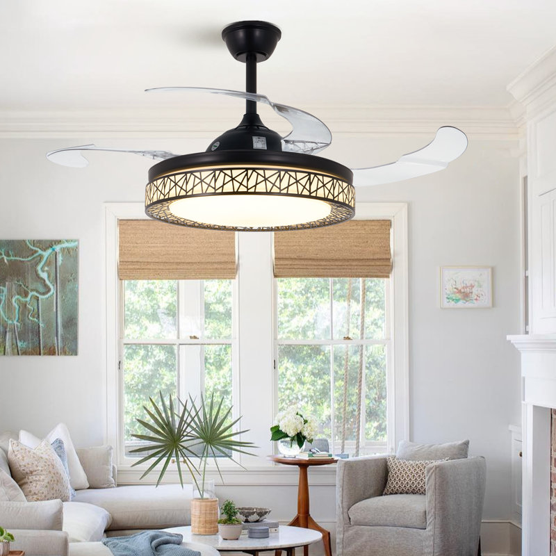 Wrought Studio™ Kashyia 42'' Ceiling Fan with LED Lights | Wayfair