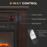 One Allium Way® 32" Fireplace Electric, 1400W Heat Energy, Led Log ...