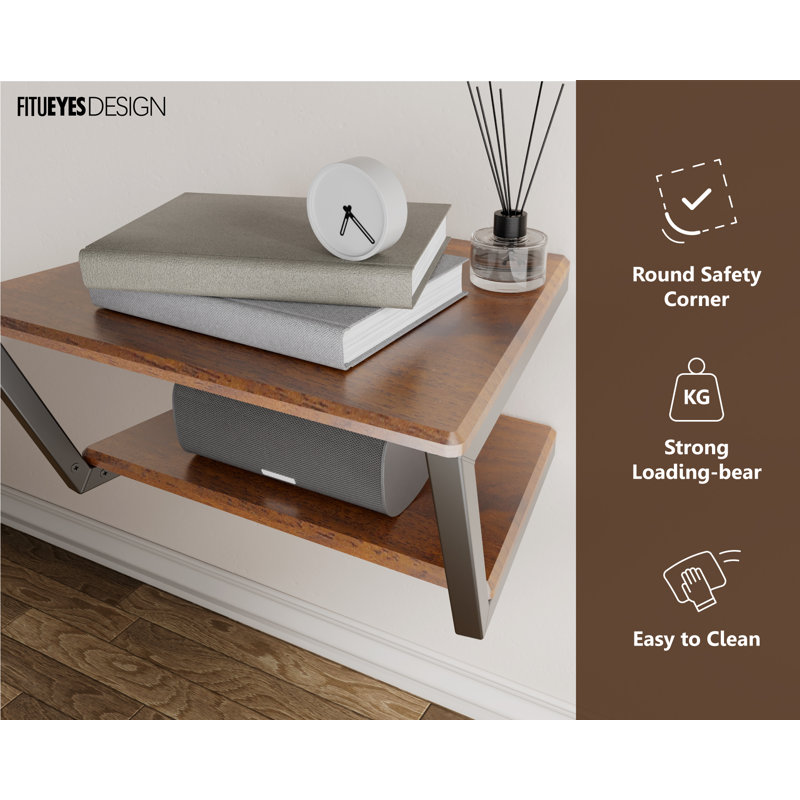 Fitueyes Design Floating Media Shelves for DVD Players and TV Box | Wayfair