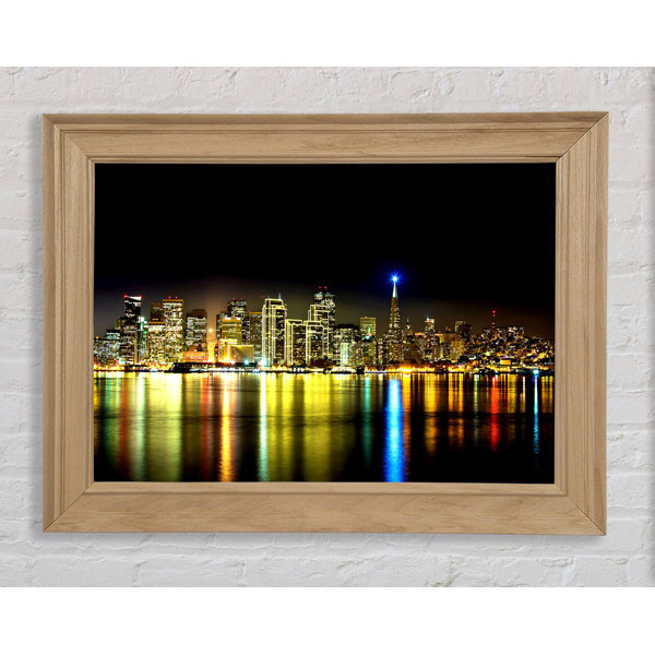 Bright Star San Francisco Skyline - Single Picture Frame Art Prints ...