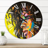 LeRoi Products Metal Wall Clock | Wayfair