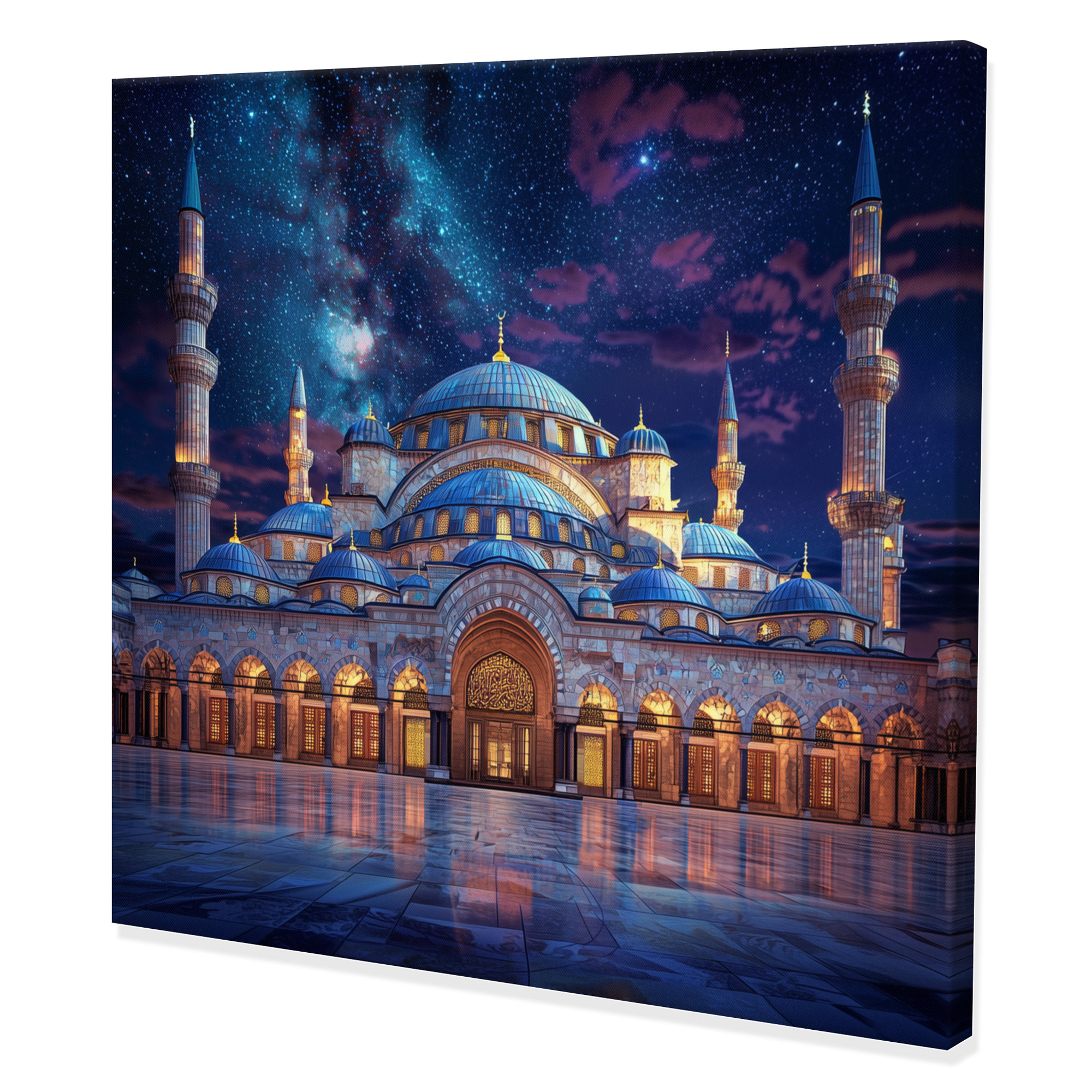 Astoria Grand Ottoman Mosques At Night Istanbul I - Islam Landscape ...
