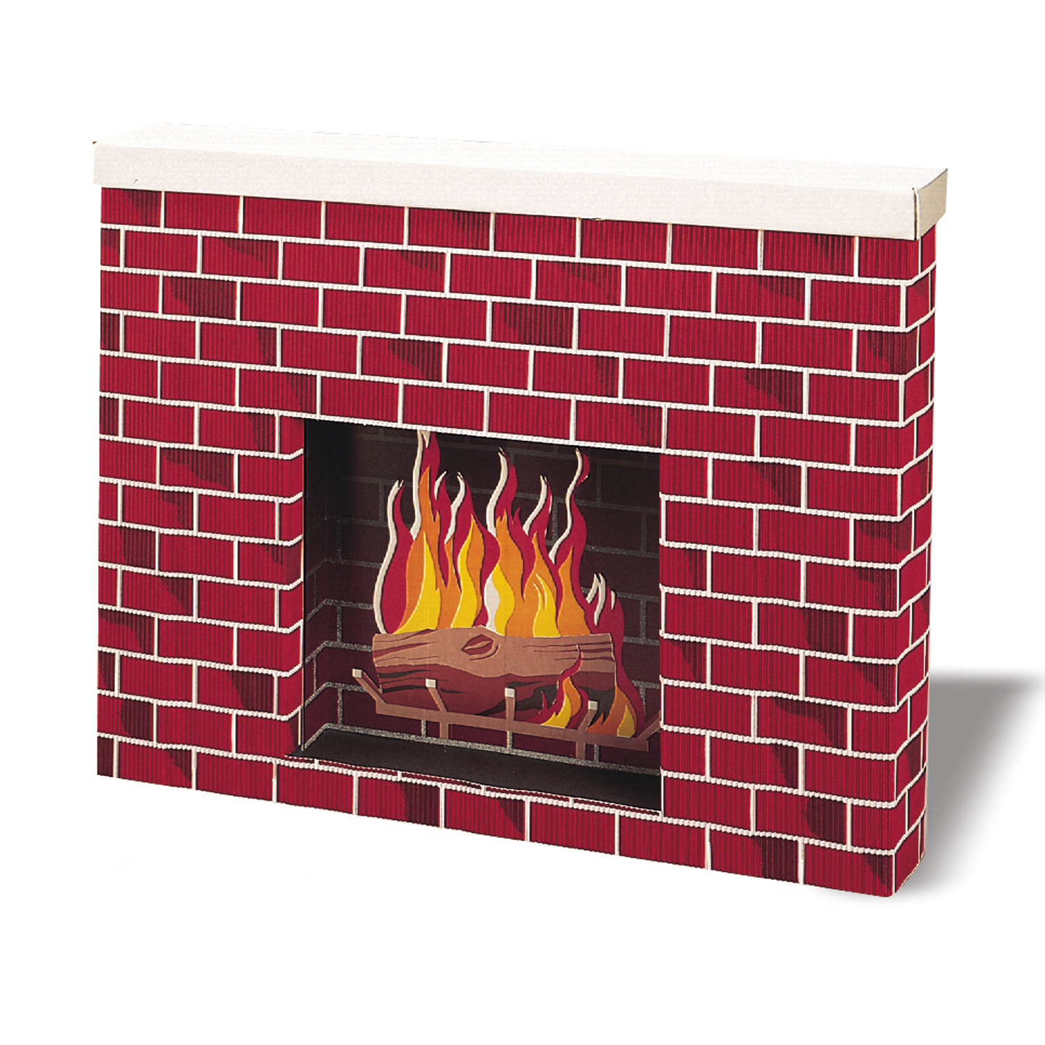 Pacon Corporation Corrugated Fireplace Bulletin Board Cut Out & Reviews ...