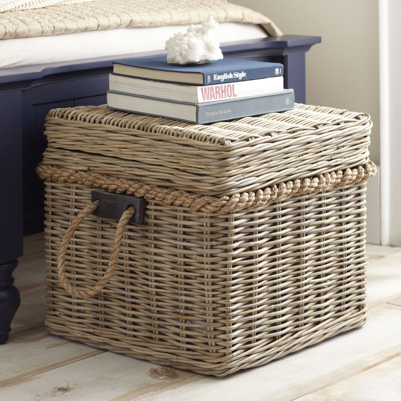 Birch Lane™ Wicker Trunk & Reviews | Wayfair