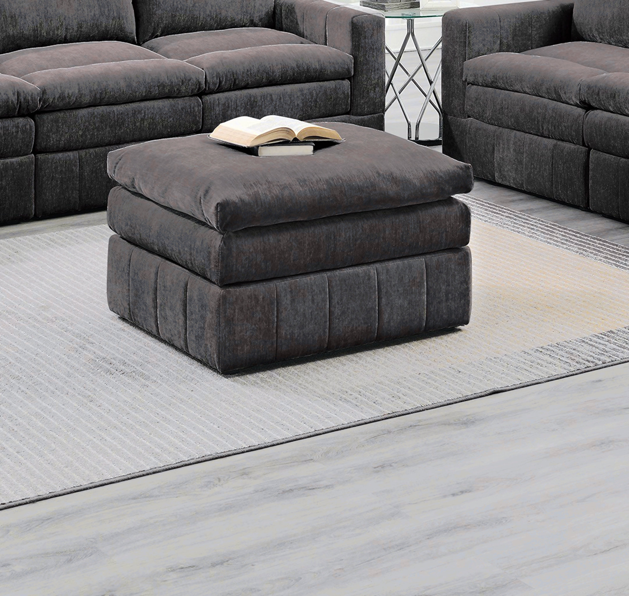 Latitude Run® Contemporary 1Pc Ottoman Modular Chair Sectional Sofa ...