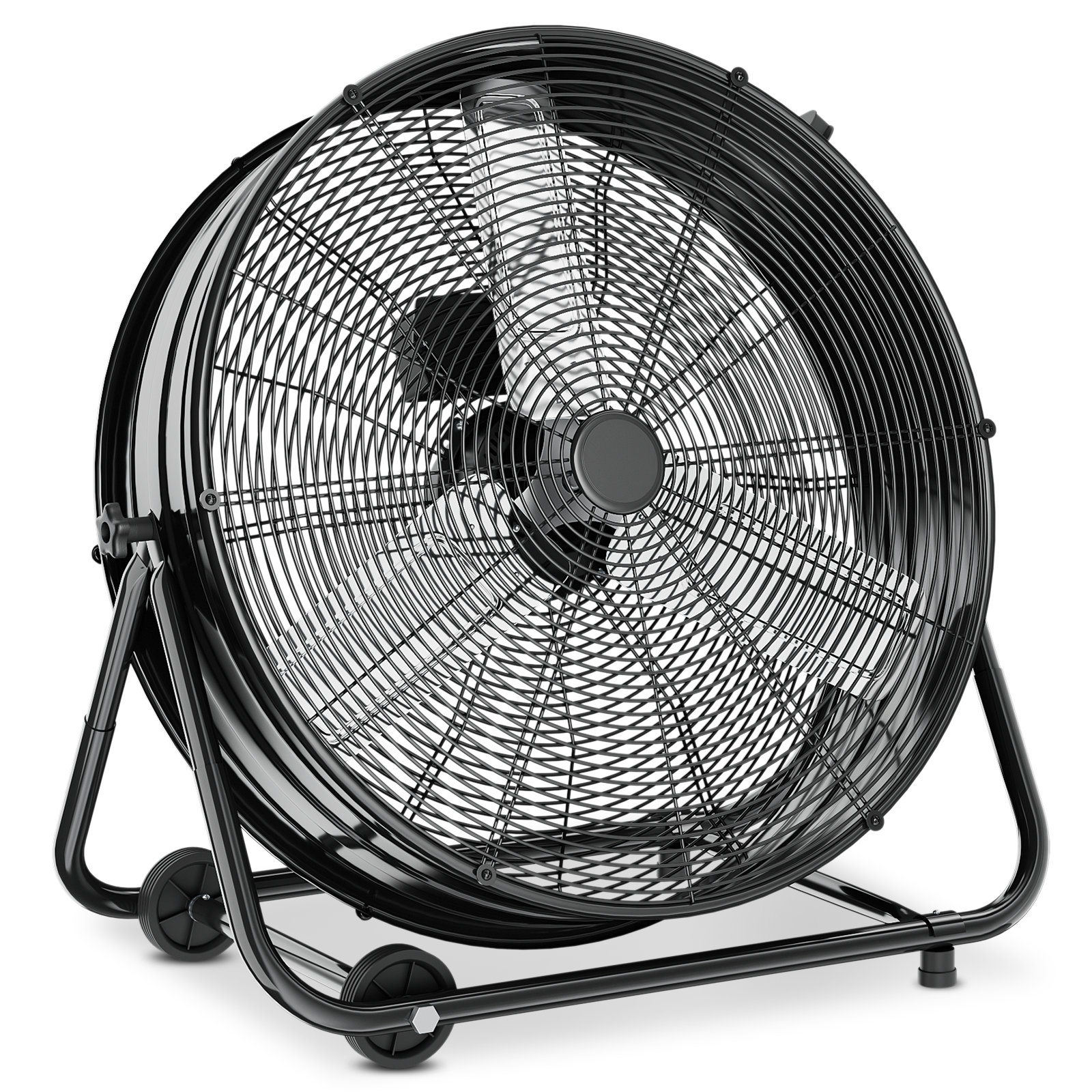 MoNiBloom 25" High Velocity Industrial Floor Fan Rolling 3 Speed ...