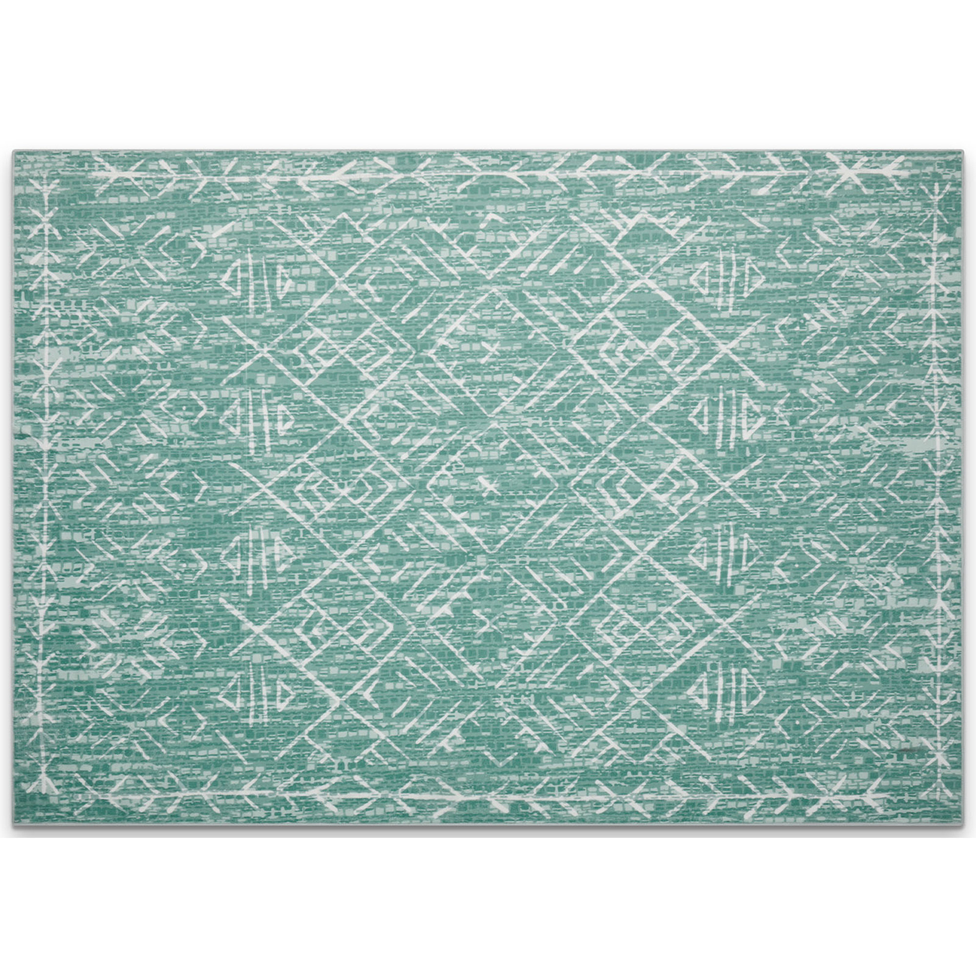 Union Rustic Imitation Cashmere Non-Slip Cotton Bottom Soft Area Rug ...
