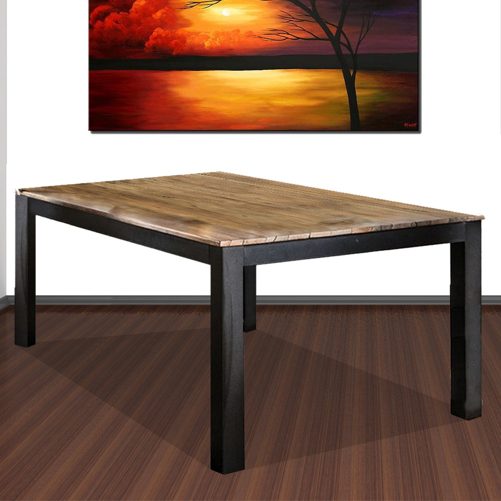 One Allium Way Collette Solid Oak Dining Table - Wayfair Canada