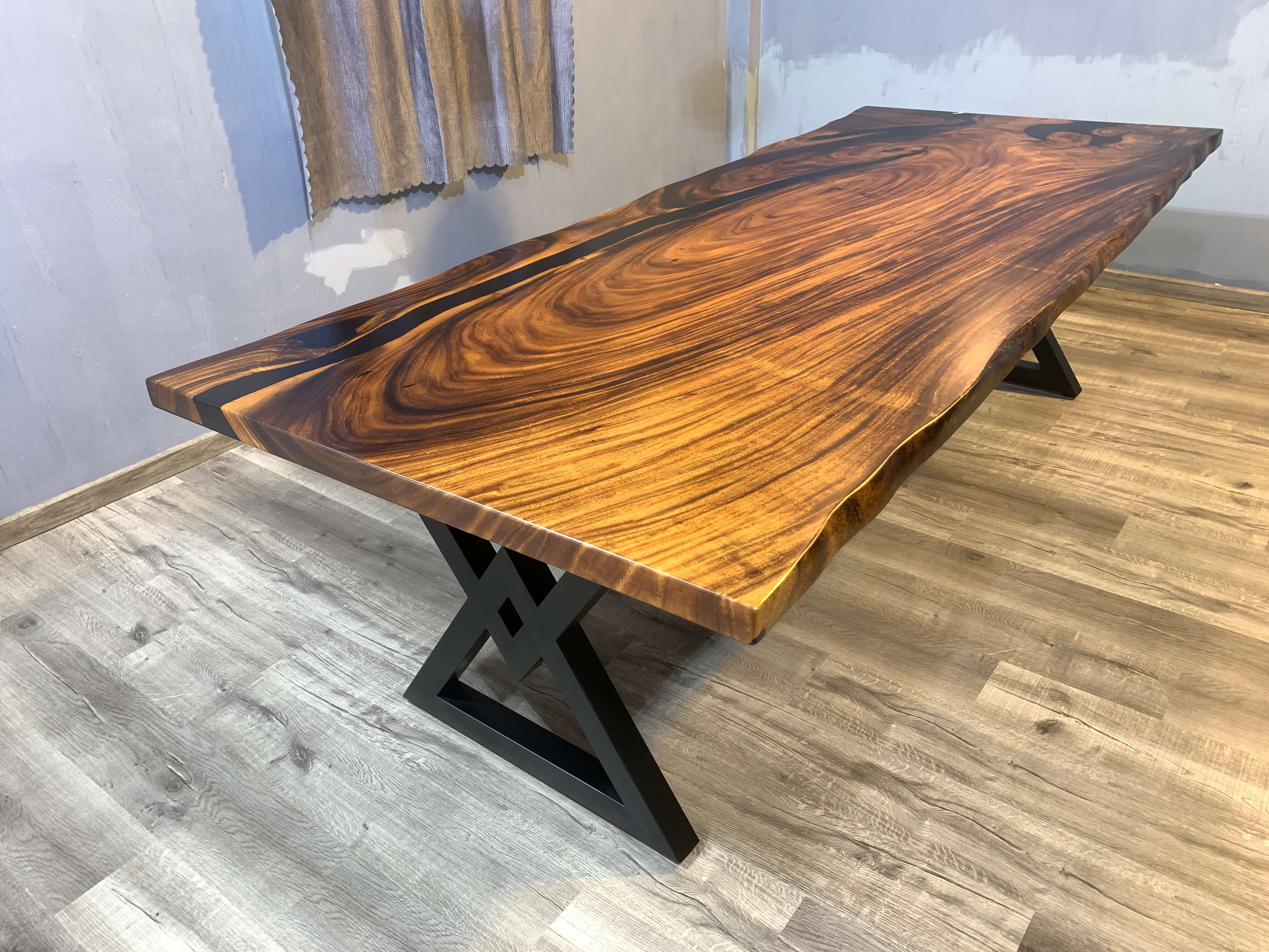 Loon Peak® Imal 110" Large Slap Live Edge Dining Table - Wayfair Canada