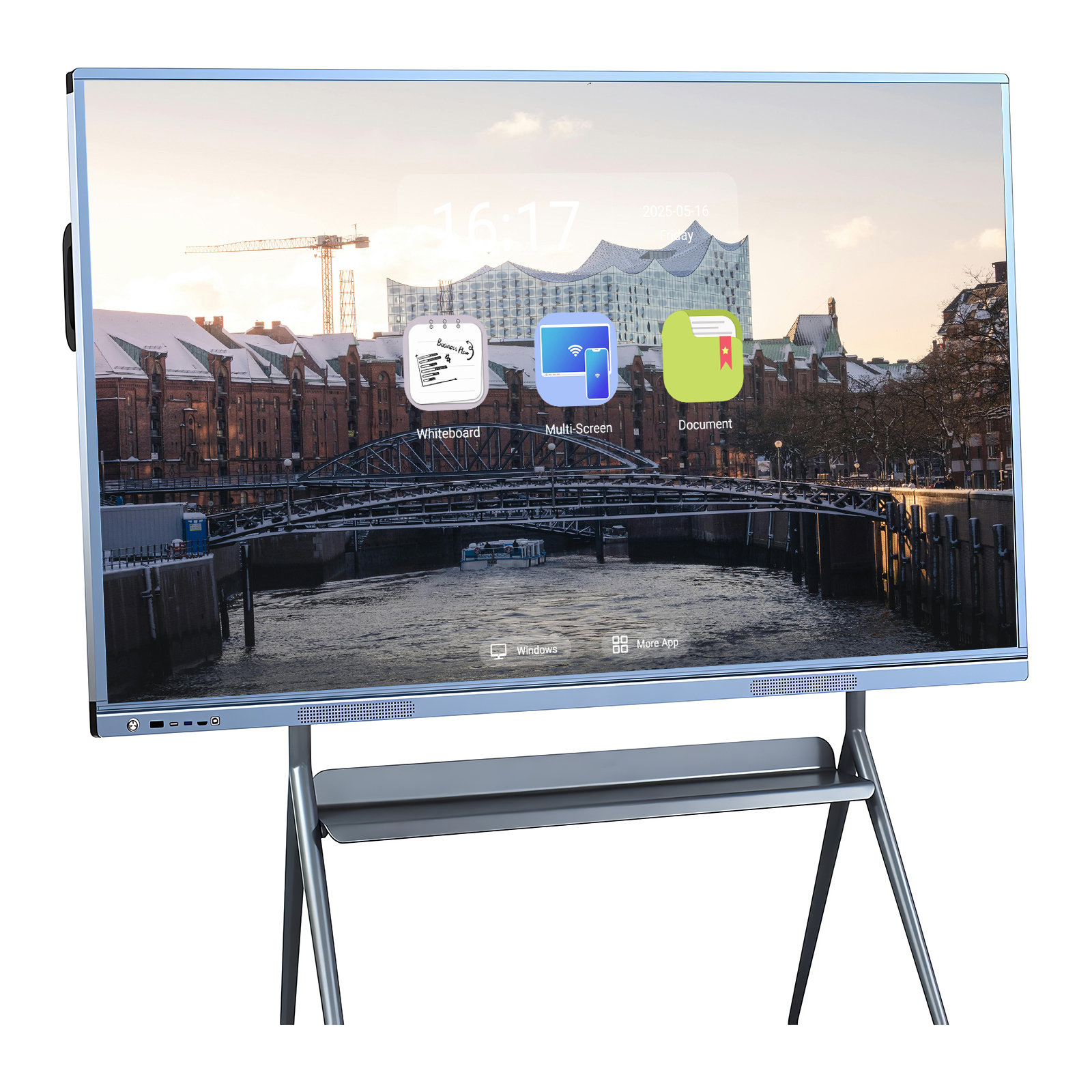 JYXCN Livingroom Smart TVs 4K Monitor Touch Screen All-In-One 55 Inch ...
