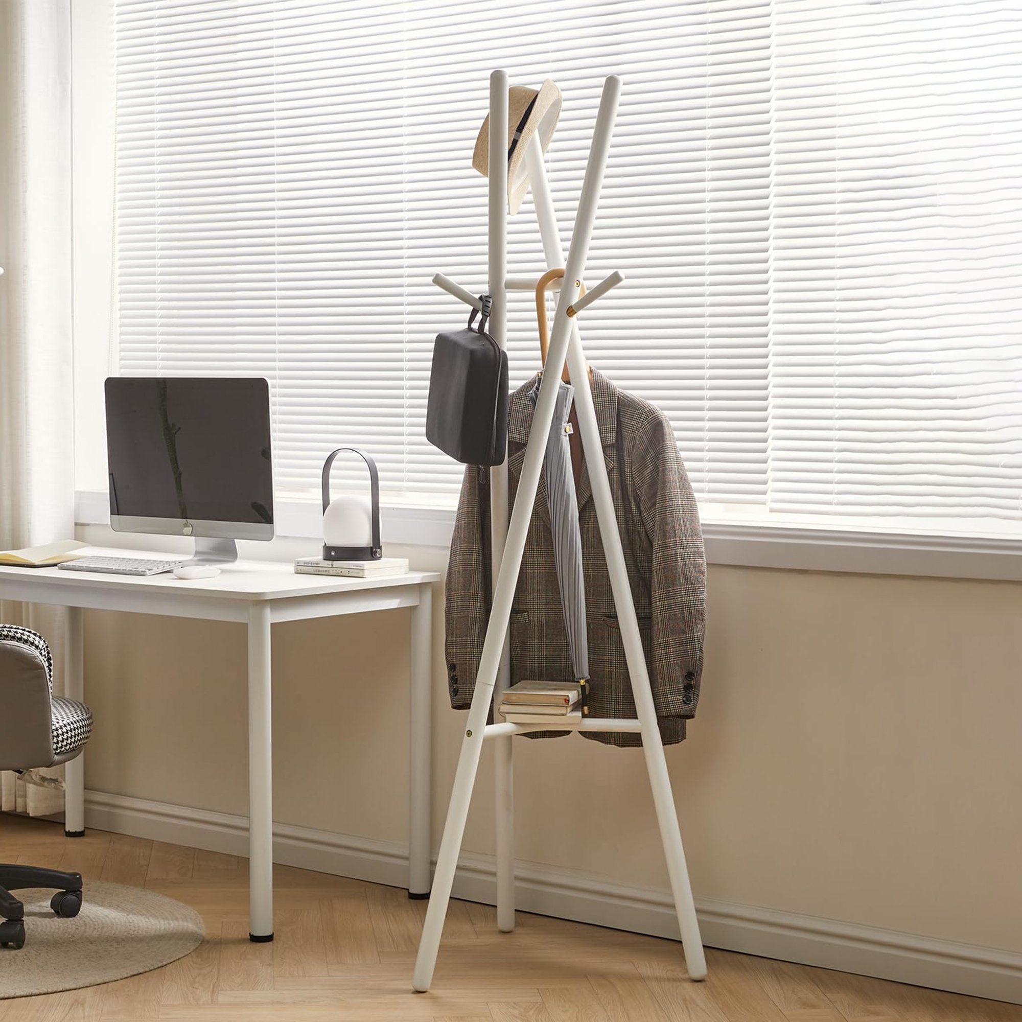 Latitude Run® Freestanding Coat Hanger Stand | Wayfair