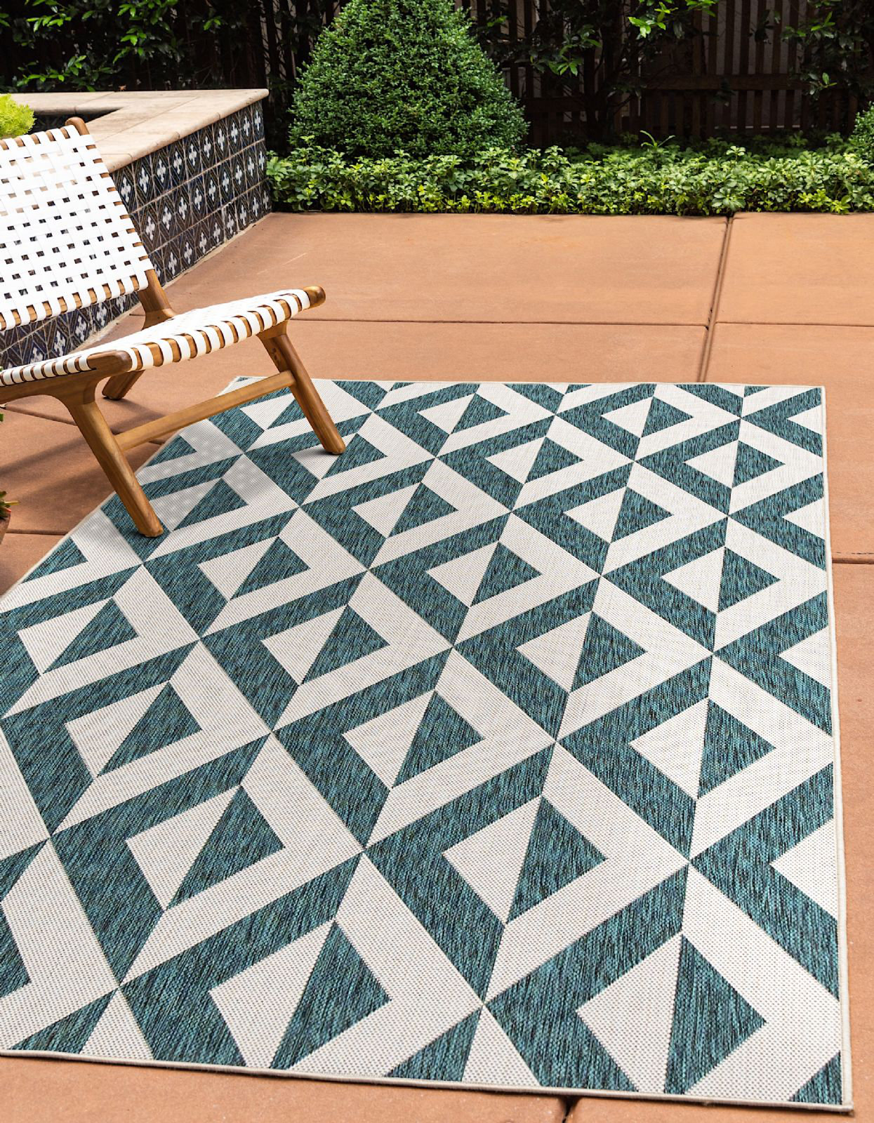 Corrigan Studio® Outdoor Destiny Area Rug Sage Color - Wayfair Canada