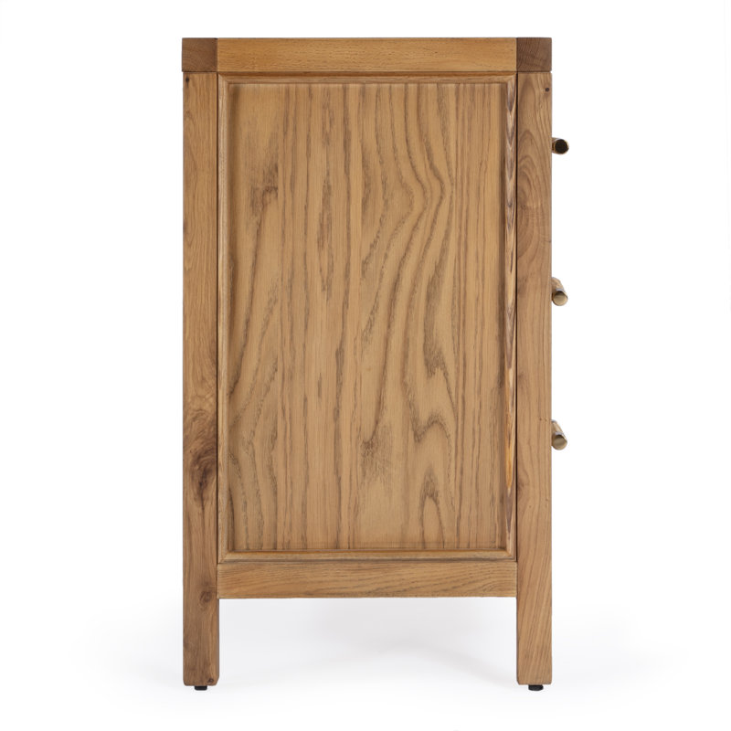 Butler Mesa Cane and Solid Wood 3 Drawer Chest & Reviews | Perigold