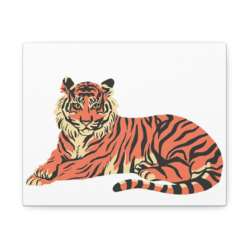Bungalow Rose Orange Tiger - Unframed Illustration | Wayfair