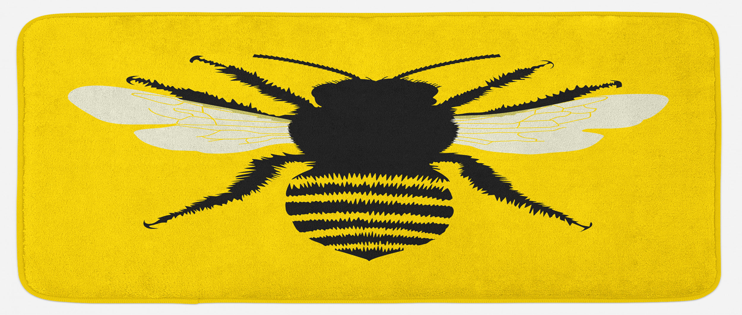 East Urban Home Queen Bee Kitchen Mat | Wayfair