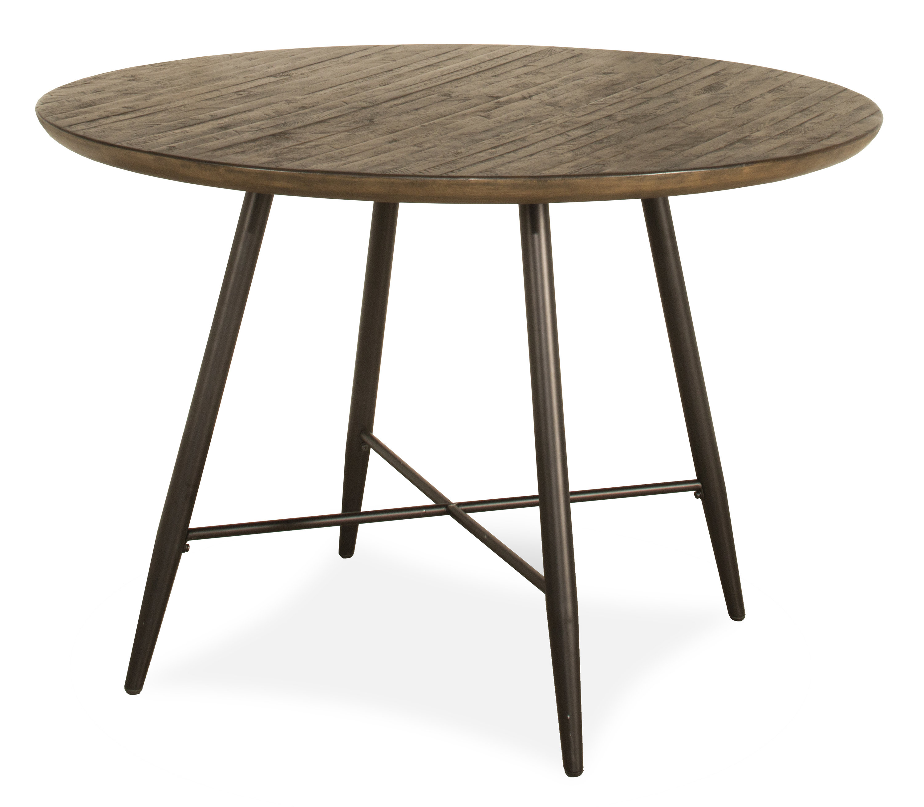 Steelside™ Keith Round Metal Base Dining Table & Reviews | Wayfair