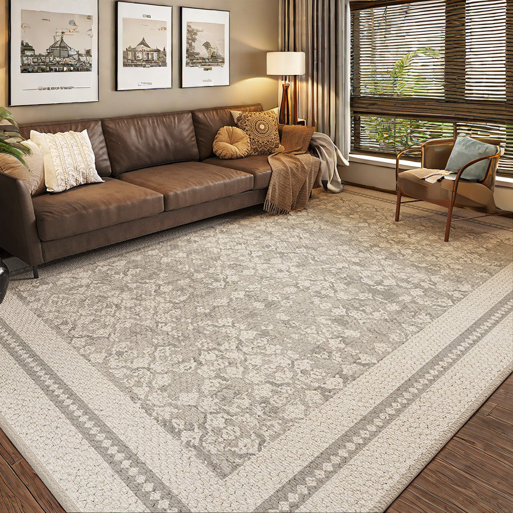 Canora Grey Rectangle Taviona Area Rug with Non-Slip Backing | Wayfair