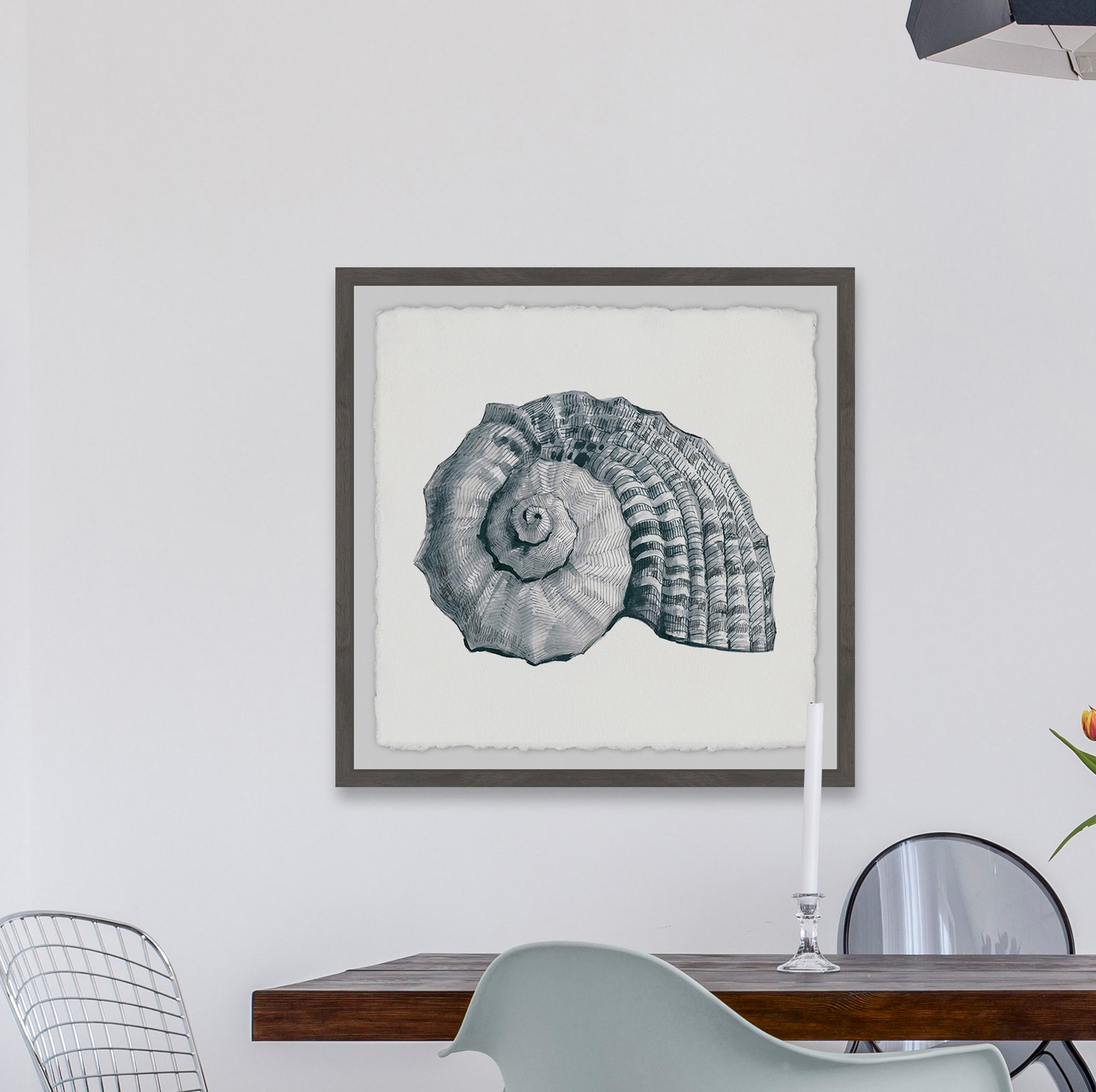 Highland Dunes Luxora 'Sturdy Shell' - Picture Frame Print on Paper ...