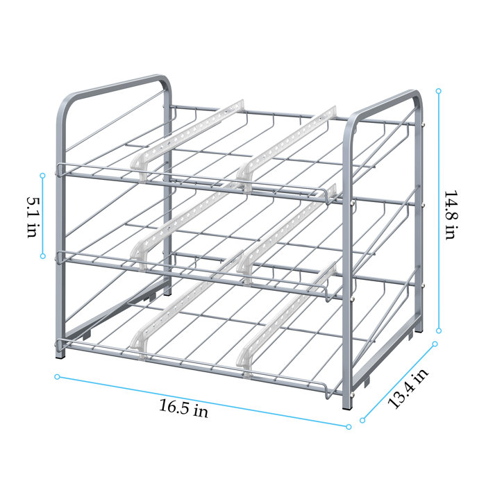 Prep & Savour Stackable Can Rack Organizer for 72 Can Kitchen ...