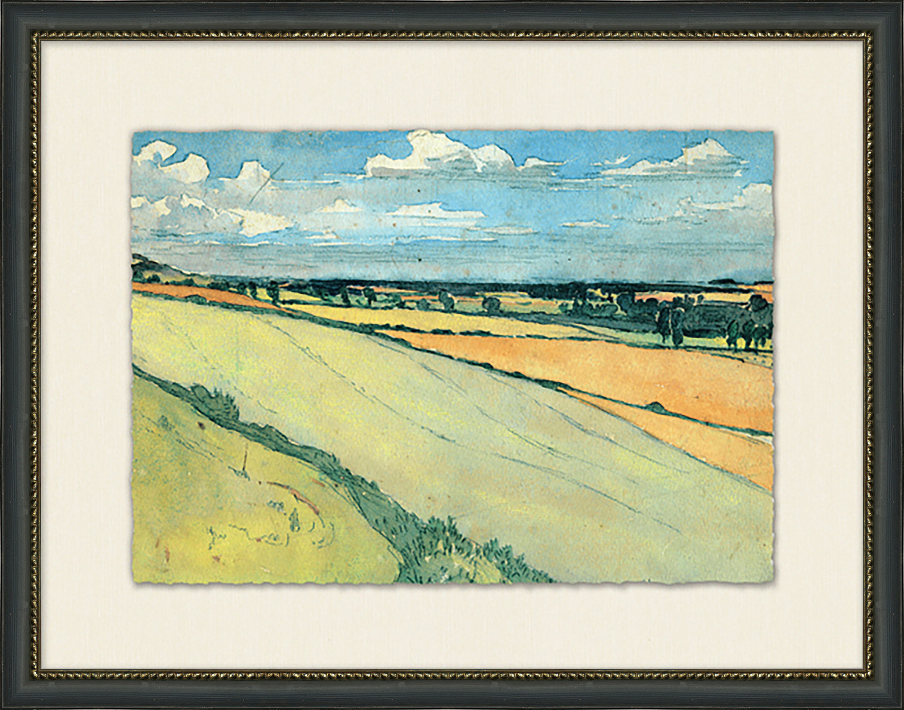 Wendover Art Group From the Plains - Picture Frame Painting on Paper ...