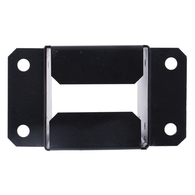 Anman Railing Post Base 4x4 (Real Size 3.5x3.5), 5 lbs Black with ...