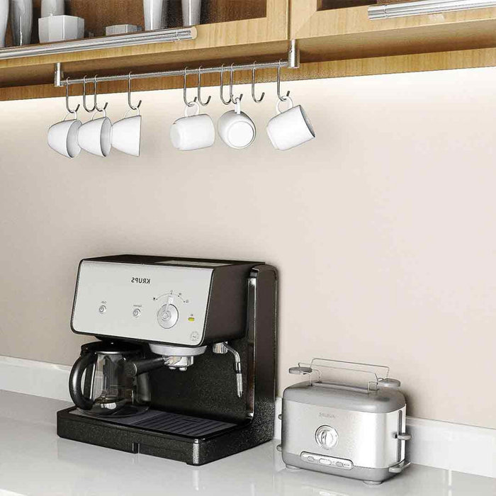 Mercer41 Stainless Steel Round Wall Mounted Pot Rack | Wayfair