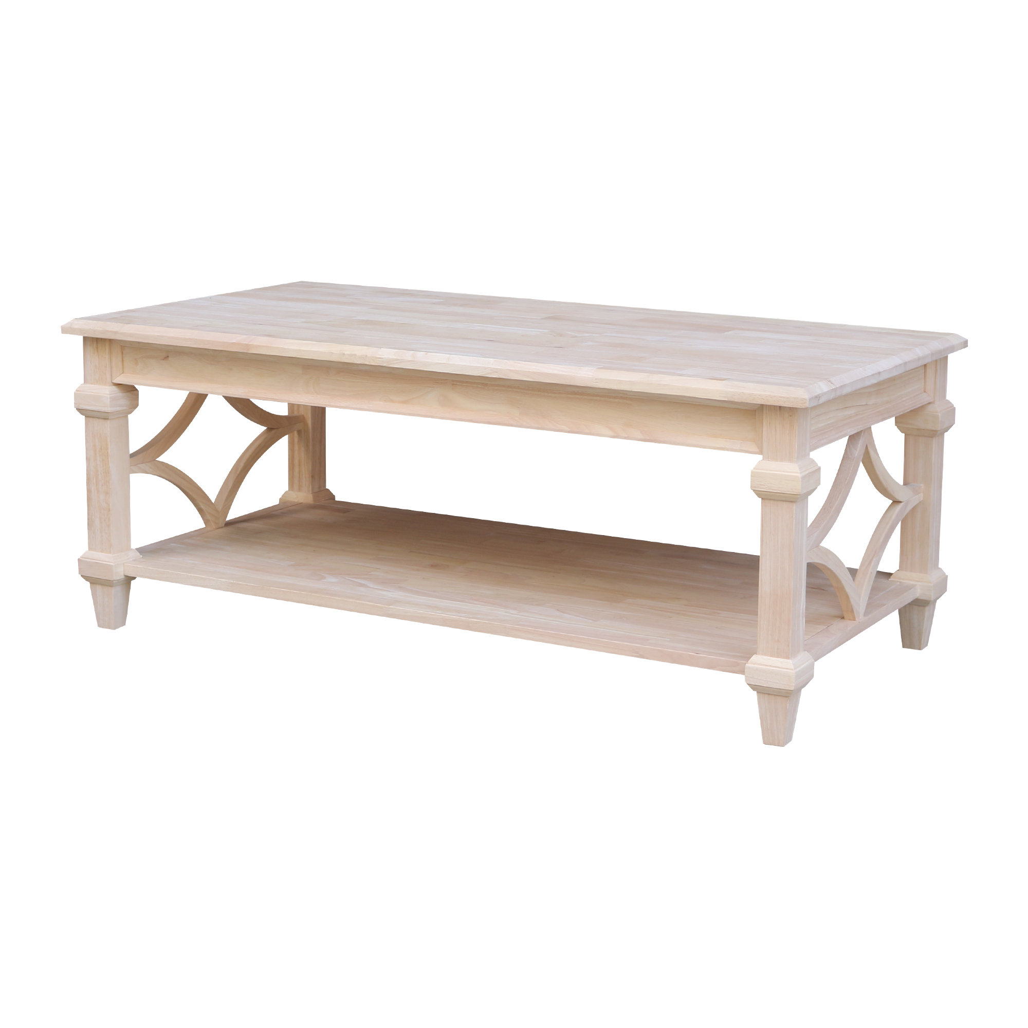Rosalind Wheeler Anirvin Solid Wood Solid Coffee Table with Storage ...