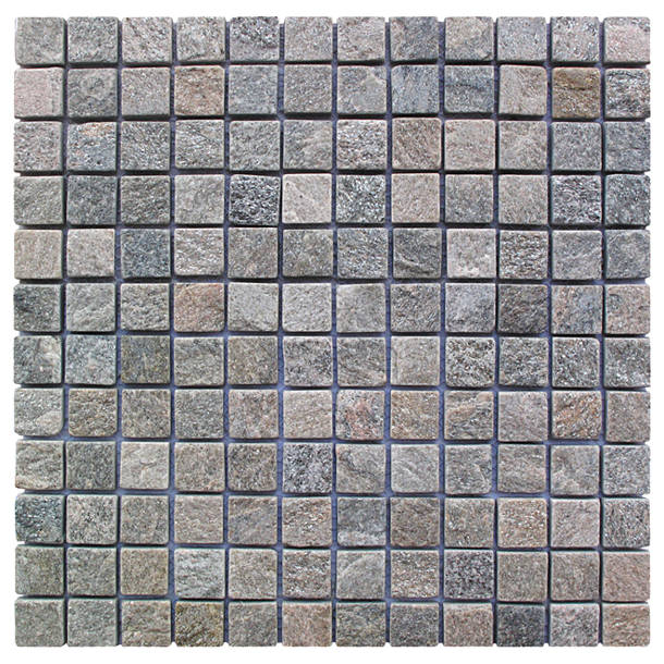 Intrend Tile Landscape Wonder 0.75" x 2" Natural Stone Grid Mosaic Wall ...