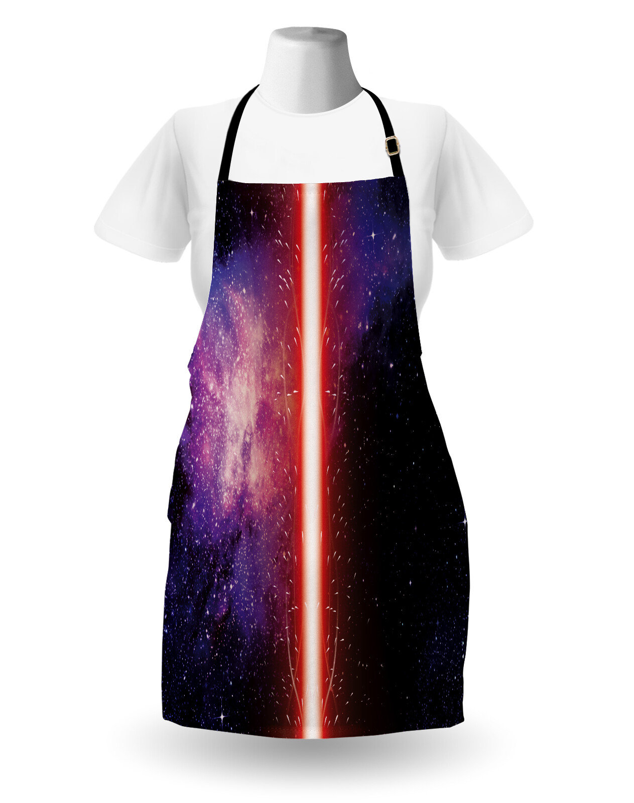 East Urban Home Galaxy Apron Unisex, Space Theme, Adult Size, Black ...