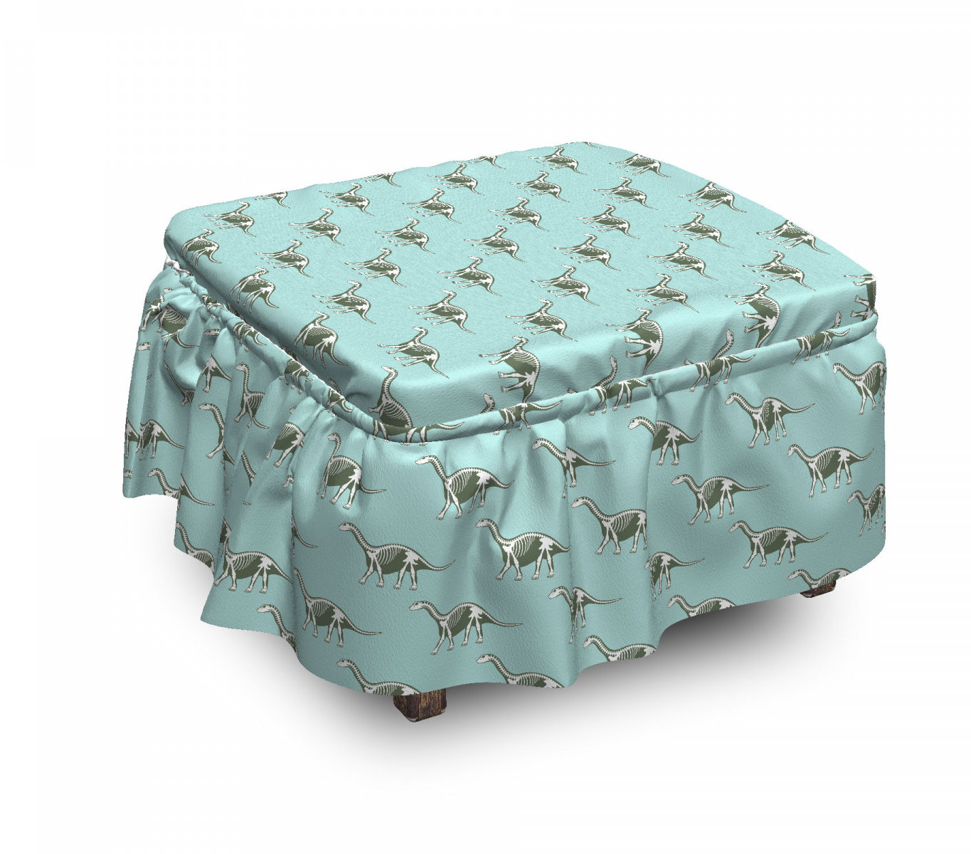 East Urban Home Skeleton Ottoman Slipcover | Wayfair