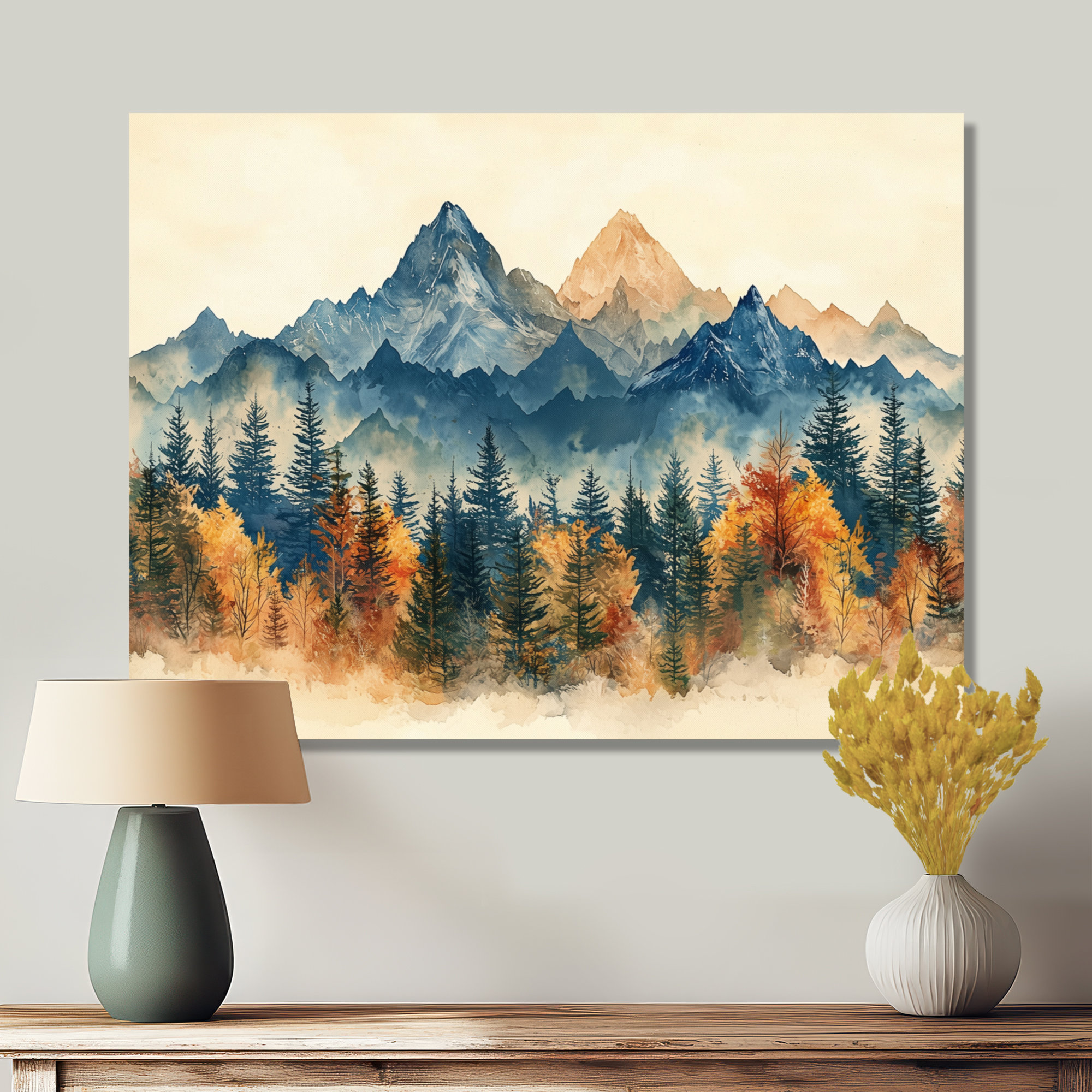 Millwood Pines Giacobbe Mountain Forest Pine Tree Roots IV - Mountains ...