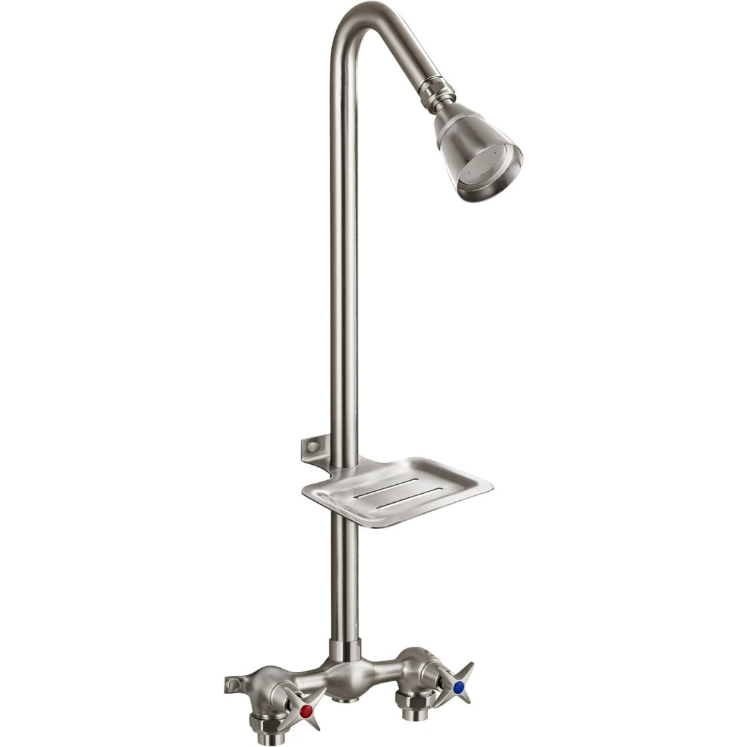 DESIGN SHOP BY SHELL Outdoor Shower Kit Fixtures Faucet System With ...