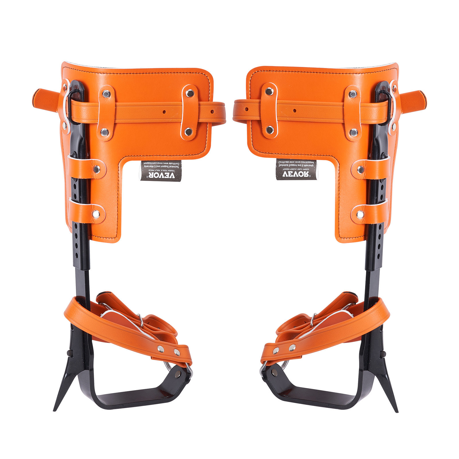 VEVOR Tree Climbing Spikes Set Climbing Spurs Alloy Steel Safety Rope ...