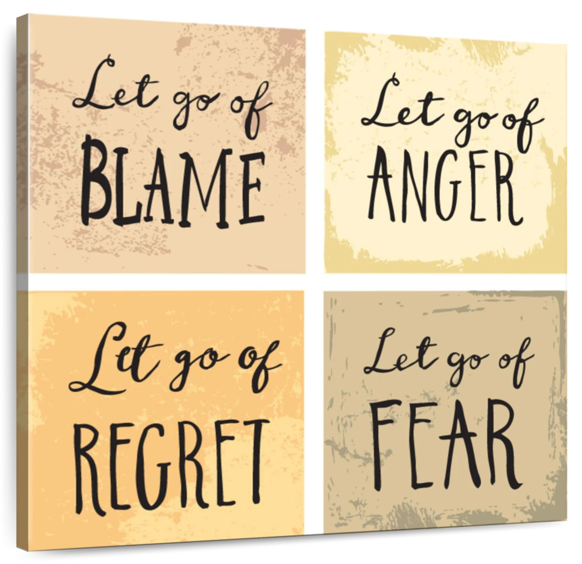 Ebern Designs Tergel Let Go Motivational Typography | Wayfair
