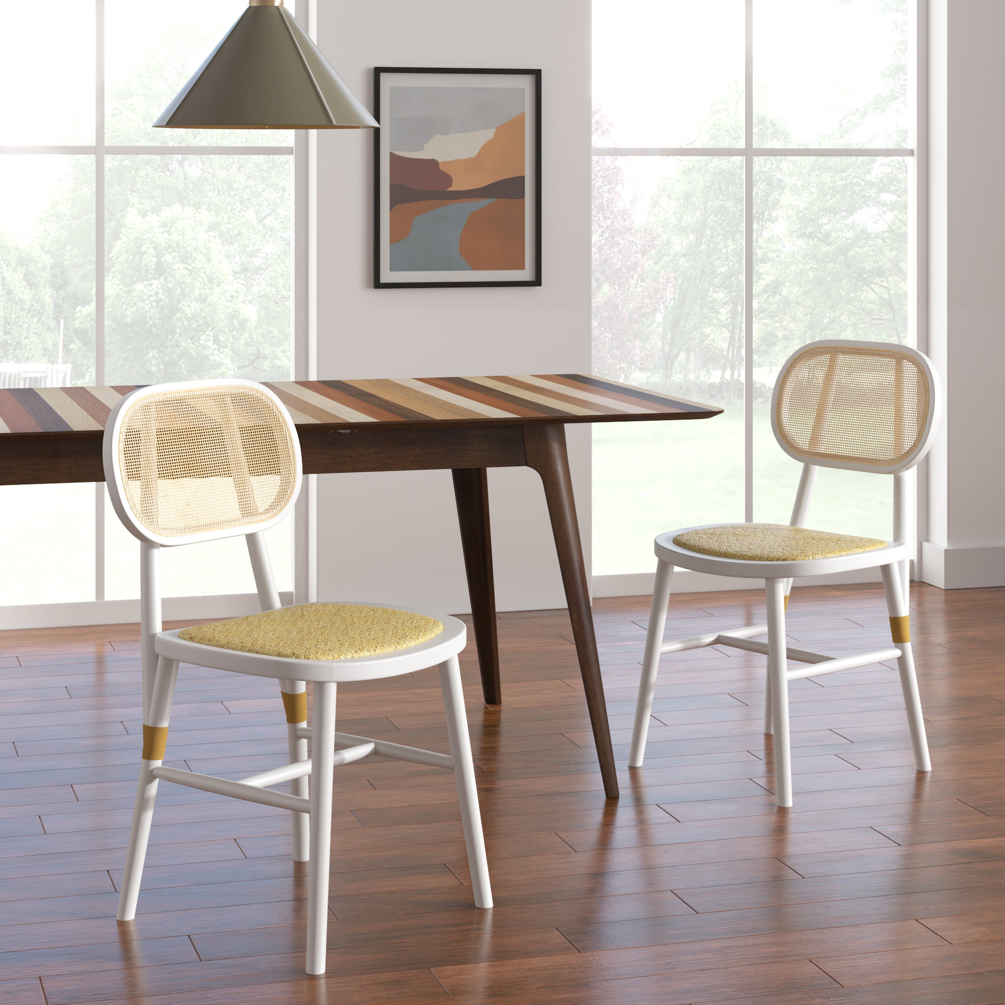 Sand & Stable™ Layton Solid Wood Side Chair & Reviews | Wayfair