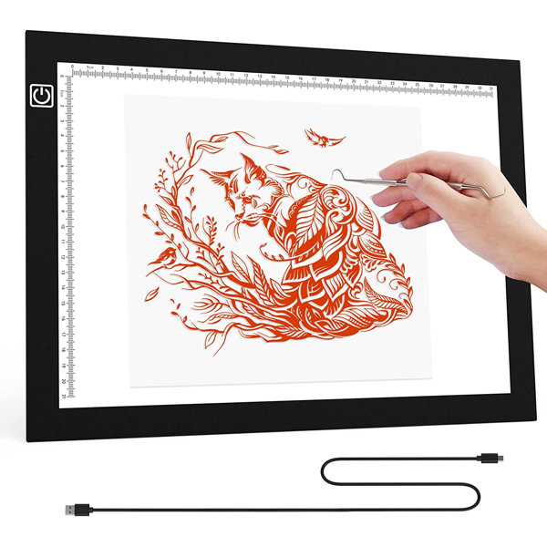 Ackitry LED Animation Art Board, Wireless LED Light Pad, Tracing Light ...