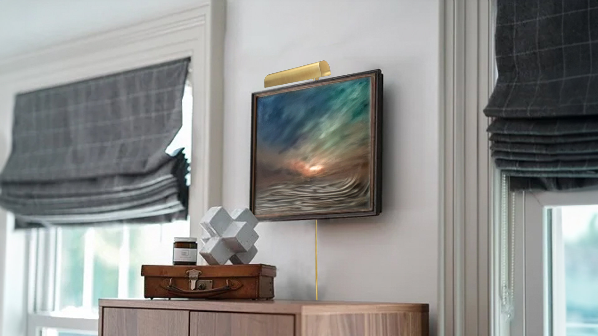 Royal Designs 8.75'' Dimmable Wall Mounted Picture Light | Wayfair