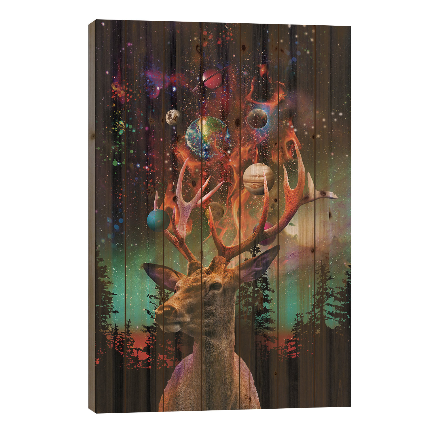 Millwood Pines Planetary Deer - Wayfair Canada