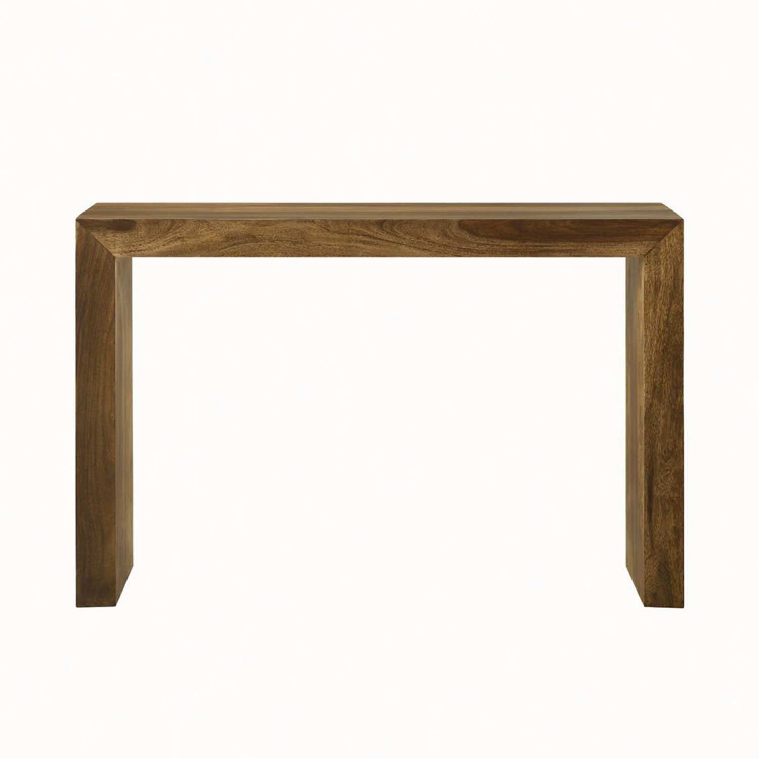 Loon Peak® Rectangular Solid Wood Entryway Console Table, Auburn | Wayfair